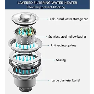 Stainless Steel Freestanding Sink, Outdoor Utility Indoor Laundry Sink, Single Bowl Commercial Restaurant Kitchen Sink, Mobile Portable Sink, for Laundry Garage (Size : 38x32cm/15x12.6in)