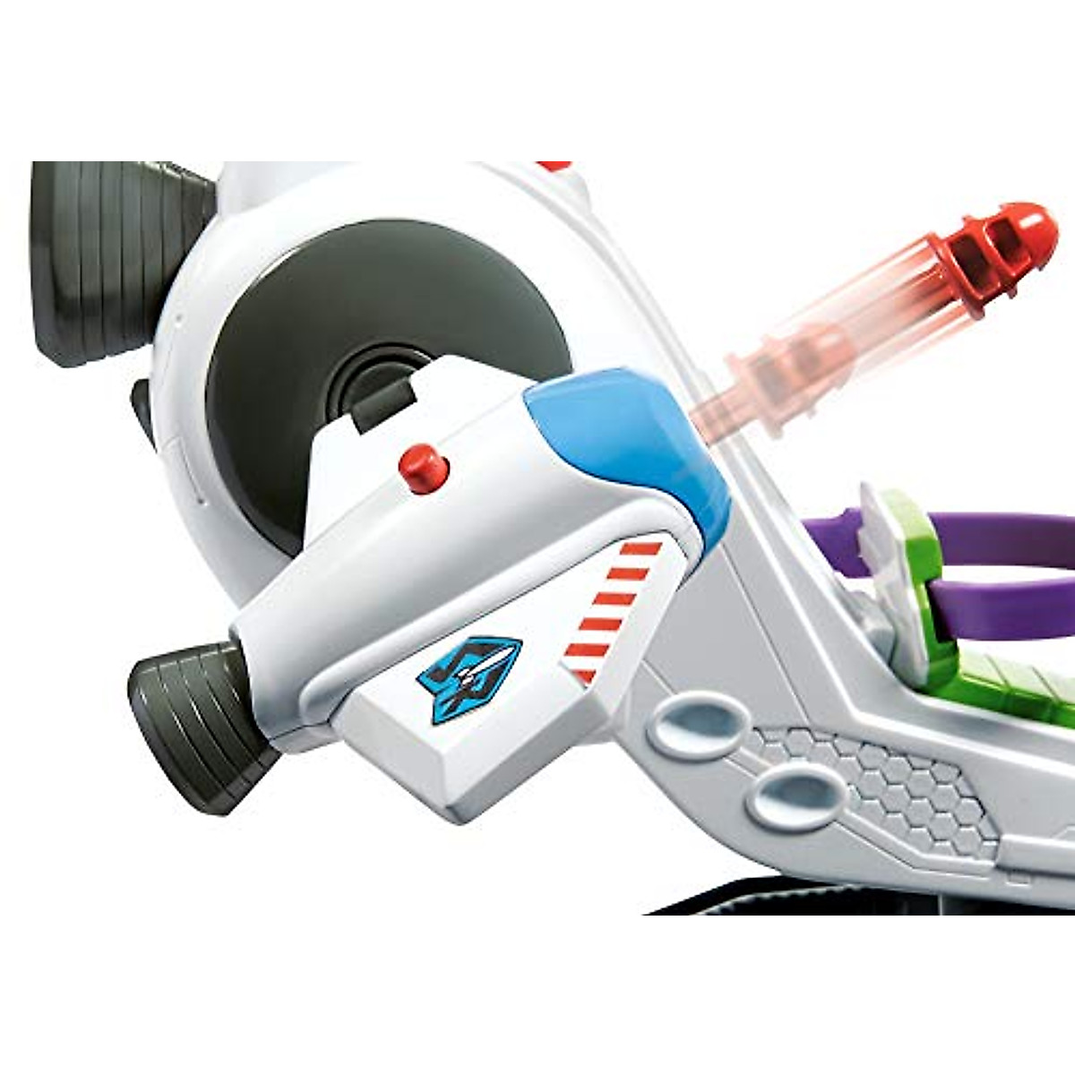 Toy Story 4 Galaxy Explorer Spacecraft & Buzz Lightyear Figure, Transforming Toy Vehicle with Missile Launcher, Booster Arm & Extraction Claw, Kids Gift for Ages 4 Years Old & Up