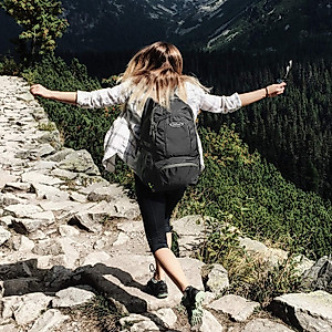 G4Free 40L Lightweight Packable Hiking Backpack with Wet Pocket, Waterproof Handy Foldable Camping Outdoor Travel Daypack