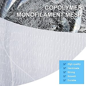 ReeMoo Cast Net, 3/8 Inch Mesh Size Throw Cast Net 6Ft Radius with Real Metal Sinker, Saltwater Freshwater Casting Net for Bait Trap Fish, Premium Monofilament Nylon Net