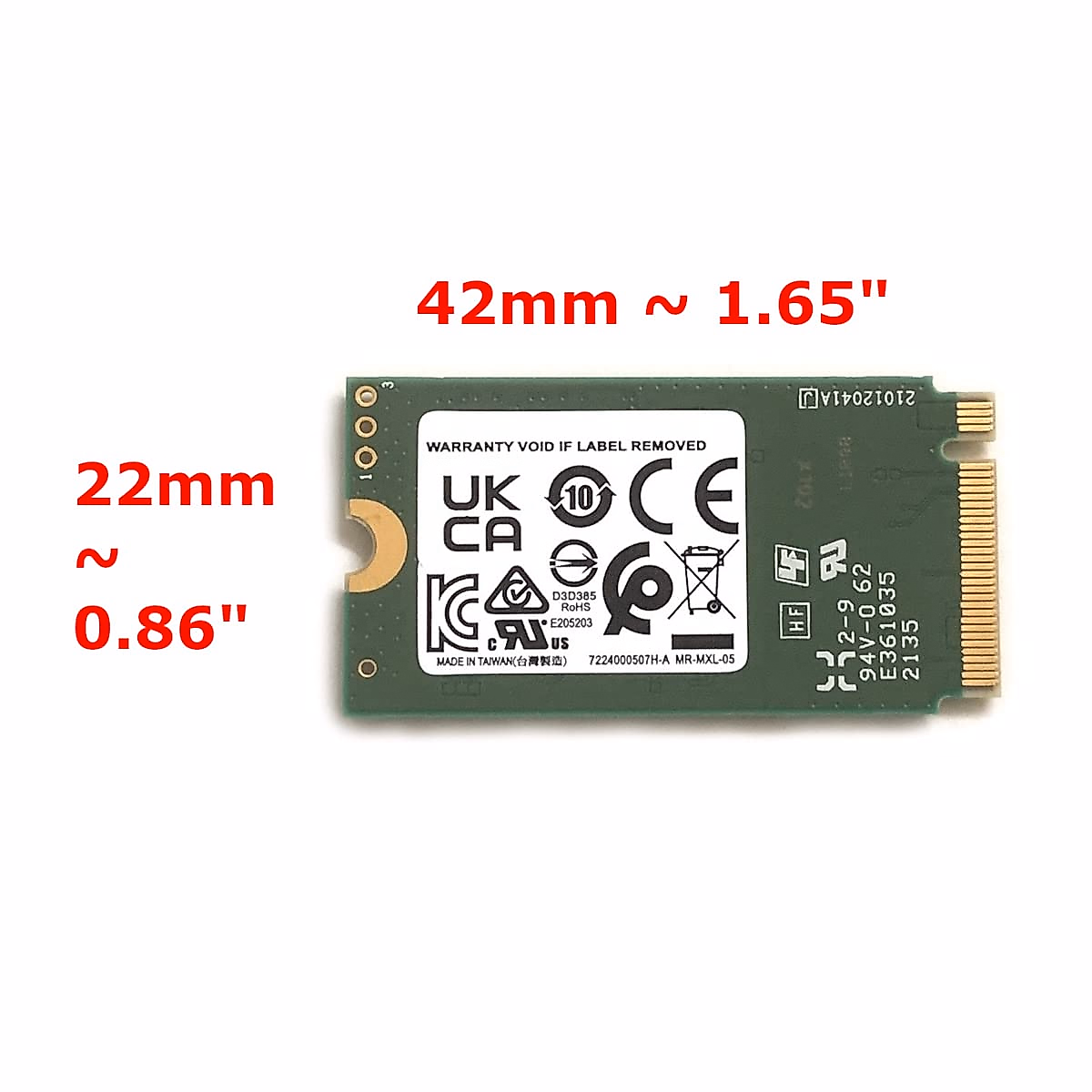 SSSTC SSD 512GB M.2 2242 42mm NVMe PCIe 4.0 CL4-4D512-Q79 Solid State Drive SED Opal Encryption for Lenovo Dell HP Laptop Ultrabook