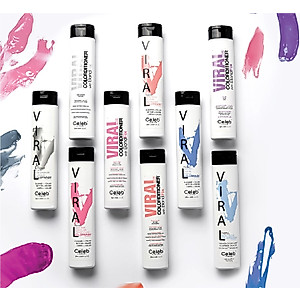 Celeb Luxury Viral Colorwash, Professional Semi-Permanent Hair Color Depositing Shampoo, Rose Gold