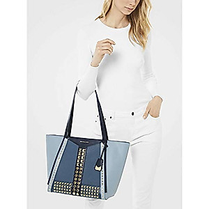 MICHAEL Michael Kors Whitney Large Studded Saffiano Leather Tote Bag