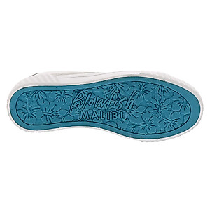 Blowfish Malibu Willa White Tumble/Light Grey Faux Suede 7 M