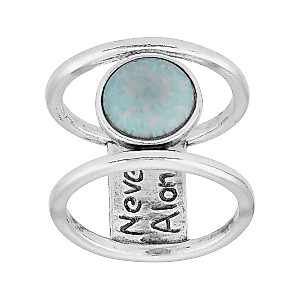 Silpada 'Never Alone' Opal Ring in Sterling Silver, Size 8, Size 8