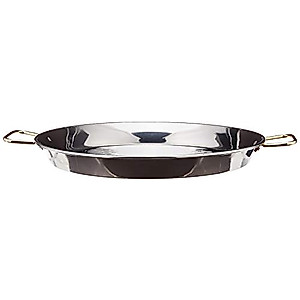 Garcima 16-Inch Stainless Steel Paella Pan, 40 cm