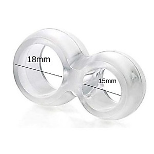 HOPS Door Stopper Latch Door Handle Buffer Door Handle Stopper, Set of 5, 10, 15, 20, Door Handle Protection, Door Stopper Handle, Door Handle Buffer Transparent (Set of 5)