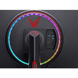 LG 27GP950-B 27” Ultragear UHD (3840 x 2160) Nano IPS Gaming Monitor w/1ms Response Time, 144Hz Refresh Rate, NVIDIA G-SYNC Compatible & AMD FreeSync Pro, DCI-P3 98% VD HDR 600, Black