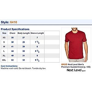 Next Level Men's Premium Baby Rib Collar T-Shirt, Midnight Navy, Medium