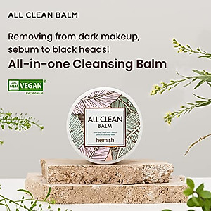[heimish] All Clean Balm 1.7 fl.oz/50ml | Multi-Purpose Cleansing Balm for Makeup Removal, Facial Cleansing, and Pore Care | Natural Aroma Oils, Vegan, Korean Skincare