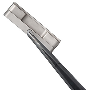 Bell II SS-410 Oversize Blade Side-Saddle Golf Putter + Winn Two-Piece Grip (Right, 47)