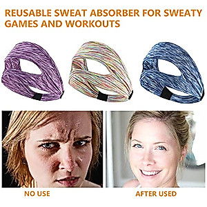 VR Eye Mask Cover Breathable Sweat Band for Enhanced Comfort in VR Workouts, 3PCS Sweat Guard &1PCS Lens Cover Compatible with Oculus Quest 2,HTC Vive,PS, Gear
