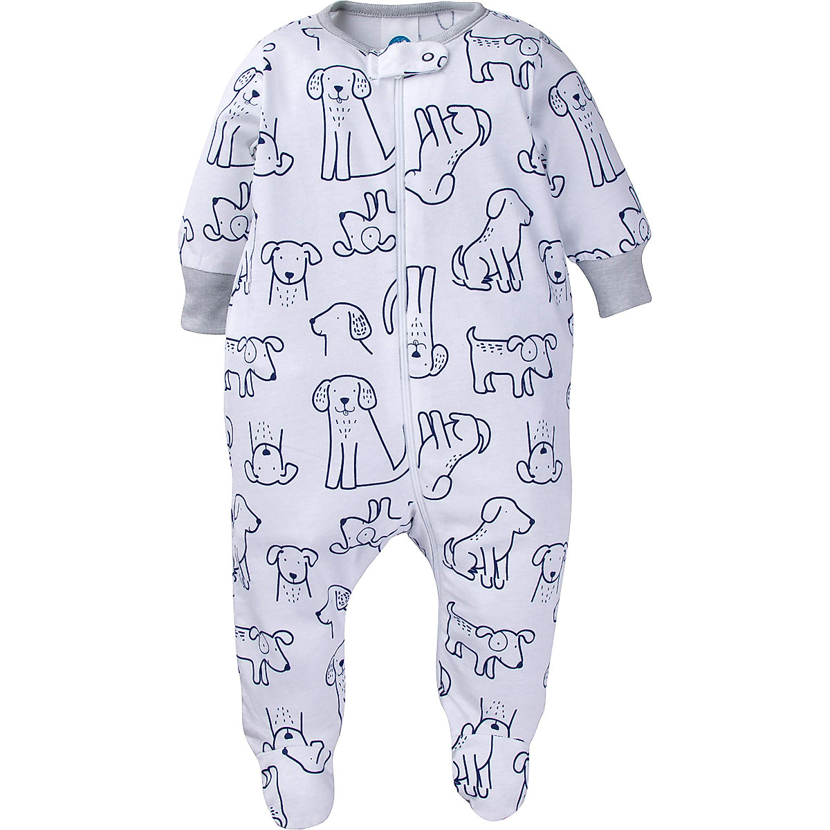Onesies Brand baby boys 4-pack 'N Play Footies and Toddler Sleepers, Dog, 6-9 Months US