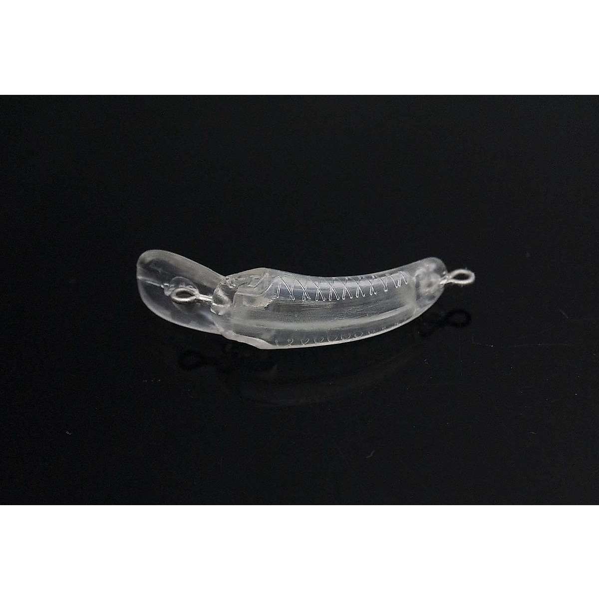 10PCS Unpainted Fishing Lure Blanks 1.11g 4.2cm with 4mm Free Fishing Eye Crankbait Baits Simulation Blank Body Clear Hard Baits Trout Salmon Minnow Lure Popper Lures Topwater Freshwater 8380