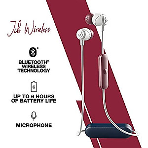 Skullcandy Jib Wireless In-Ear Earbud - White/Crimson