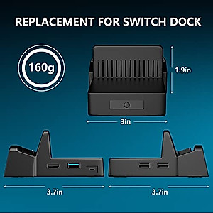 SZYUYU Switch Dock for Nintendo Switch Switch Docking Station for TV Portable Switch TV Dock Station Support Switch/Switch OLED TV Mode