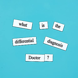 Physician Word Magnets - Funny and Nerdy Word Kit for Doctors, Medical Students and Residents - Office Refrigerator or Magnetic White Board - Made in USA