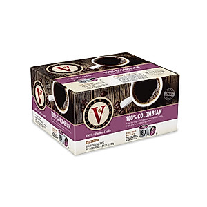 Victor Allen's Coffee 100% Colombian and Donut Shop Blend, Medium Roast, 80 Count, Single Serve Coffee Pods for Keurig K-Cup Brewers