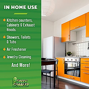 Green Gobbler All-Natural, Cold Pressed Concentrated Orange Oil for Home and Outdoor Multi-Purpose Cleaning- Hundreds of Uses, 32 oz