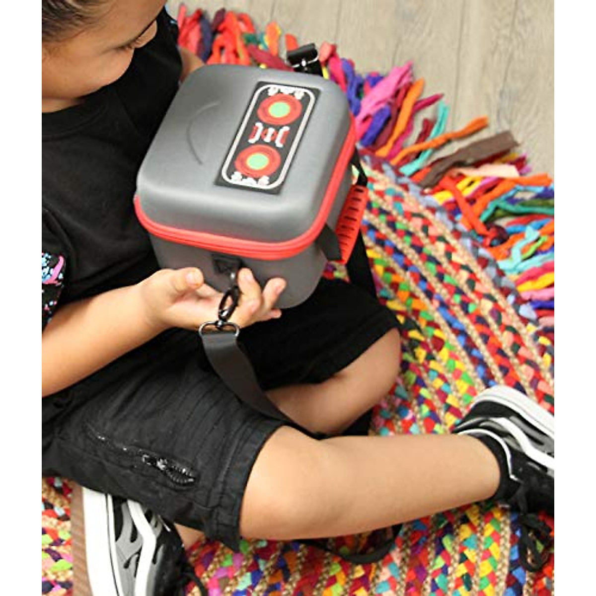 CASEMATIX Robot Toy Box Case Compatible with Ninja Bots Interactive Battling Robots and Accessories, Includes Case Only
