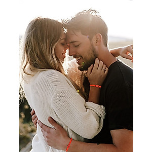 choice of all Matching Bracelets for Couples Pulseras Para Parejas Red String Protection Bracelets Promise Bracelets for Women Men Lovers Friends