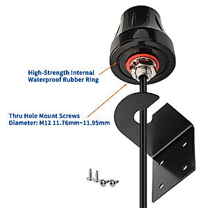 Bingfu 4G LTE SMA Male MIMO Antenna Outdoor Fixed Bracket Wall Mount Waterproof Antenna for 4G LTE Wireless CPE Router Hotspot Cellular IoT Gateway Industrial Terminal Server Security Camera