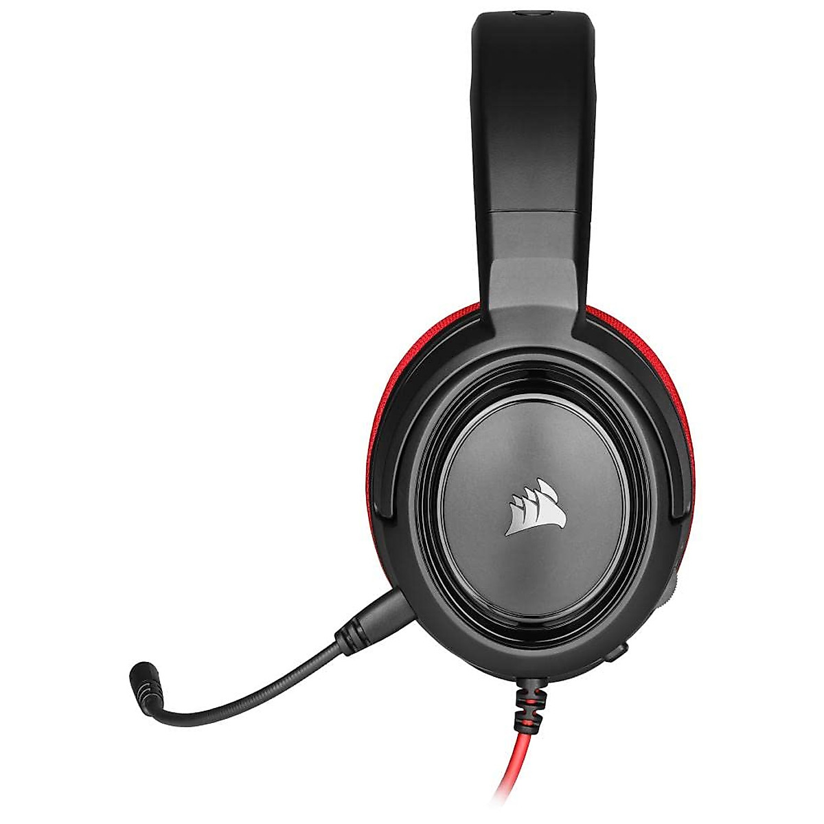 Corsair HS35 - Stereo Gaming Headset - Discord Certified - Memory Foam Earcups - Works with PC, Xbox Series X, Xbox Series S, Xbox One, PS5, PS4, Nintendo Switch and Mobile – Red