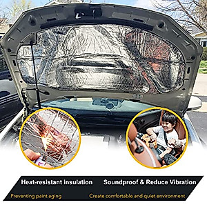 KOIKEY Sound Deadener for Car, Auto Sound Deadening Foam Materials Mat, Heat Insulation and Vibrations Dampening for Audio, Trunk, Floor, Hood, Engine Cover, 197 mil 37.1 sqft