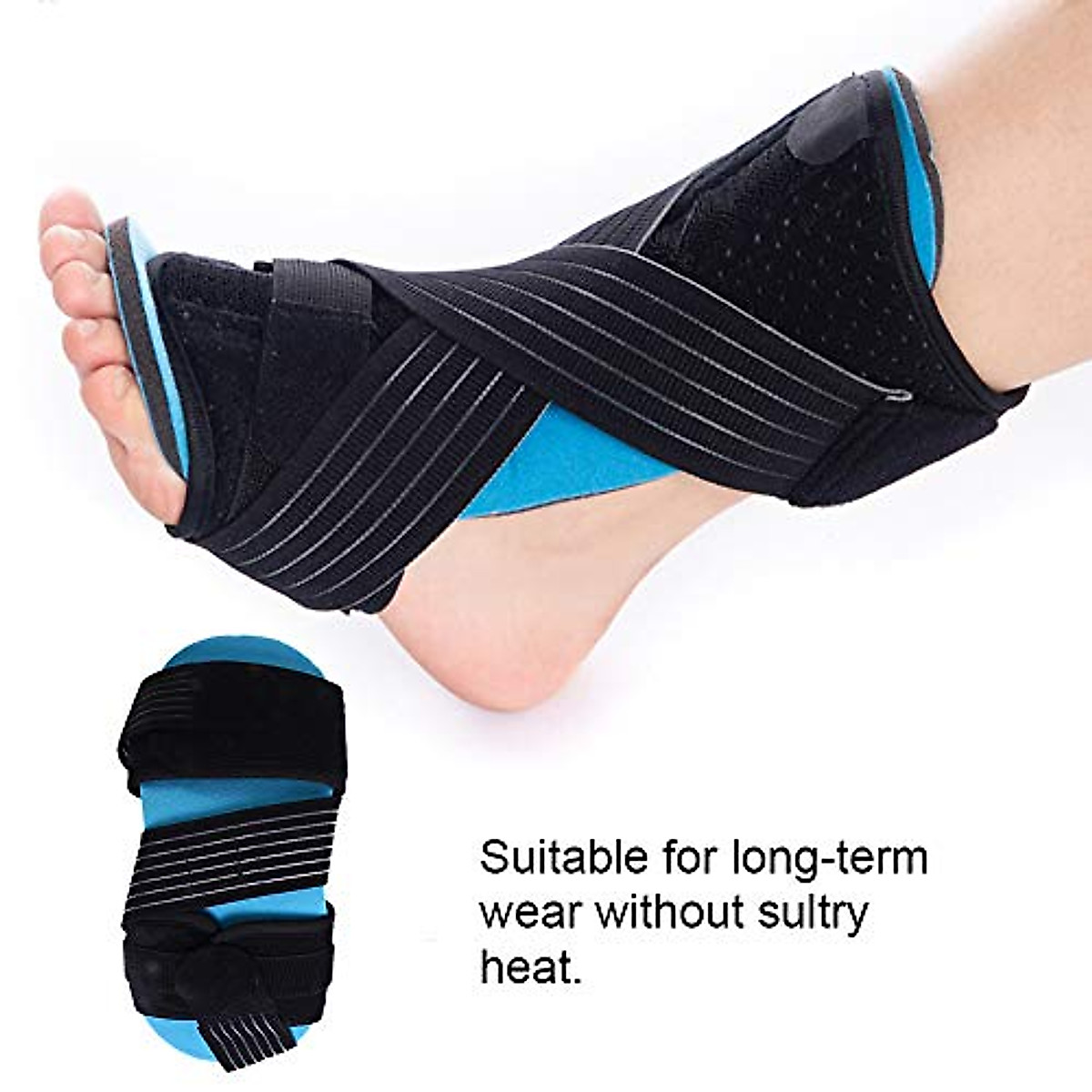 Foot Drop Orthotic Brace Plantar Fasciitis Traction Strap Ankle Support Night Splint, Plantar Fasciitis Night Splint Calf-Shin SupportsLeg-Foot Supports