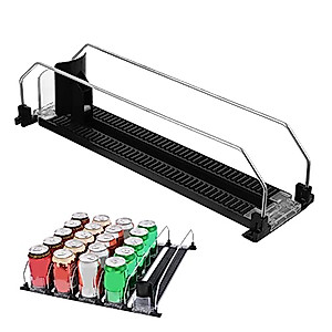 BESTonZON drink manager soda dispenser display fridge bottle can organizer drink replenishment pusher drink pusher a vending machine Drink Plastic Replenishment Pusher hydrating push hands