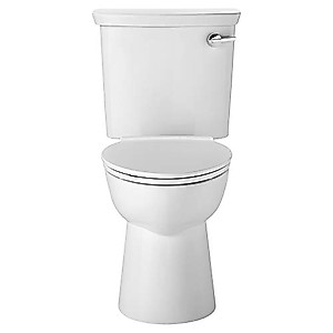 American Standard 238AA115CP.020 Two-Piece 1.28 GPF Elongated Toilet without Seat, White