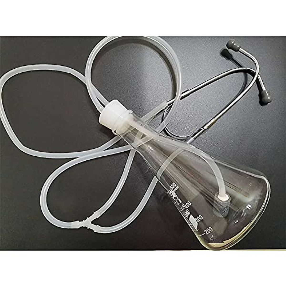 Ozone Ear Insufflation Kit with 500ml Glass Bottle and Ozone Stethoscope