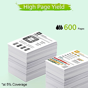 greencycle Re-Manufactured PG-240XL 240 XL Ink Cartridge Compatible for Canon PIXMA MX372 MX432 MX452 MG3520 MG2220 MG3220 (Black, 1 Pack)