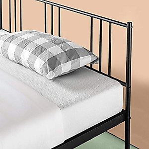ZINUS Sophia Metal Platform Bed Frame with Headboard / Steel Slat Support / No Box Spring Needed / Easy Assembly, Twin