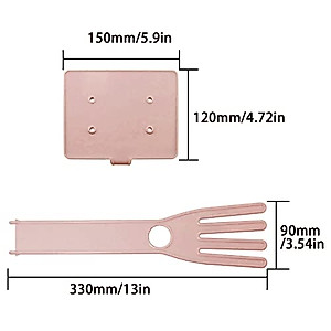 DGHAOP Pink Color Gloves Stand 15x12x34cm Kitchen Multifunctional Rubber Gloves Drain Rack Towel Storage Holder Drying Stand Creative Kitchen Tool