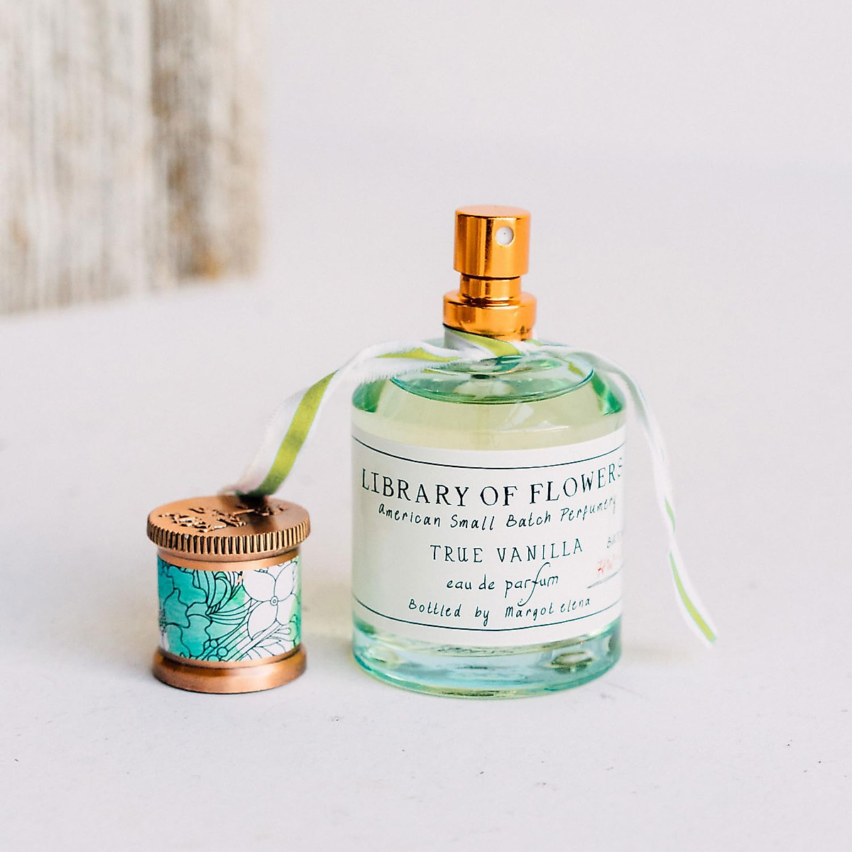 Library of Flowers True Vanilla Eau de Parfum, 1.69 Fl. Oz. – Bergamot, Dark Vanilla & Amber – Women’s Perfume, Eau de Parfum Spray for Women, Perfume for Women