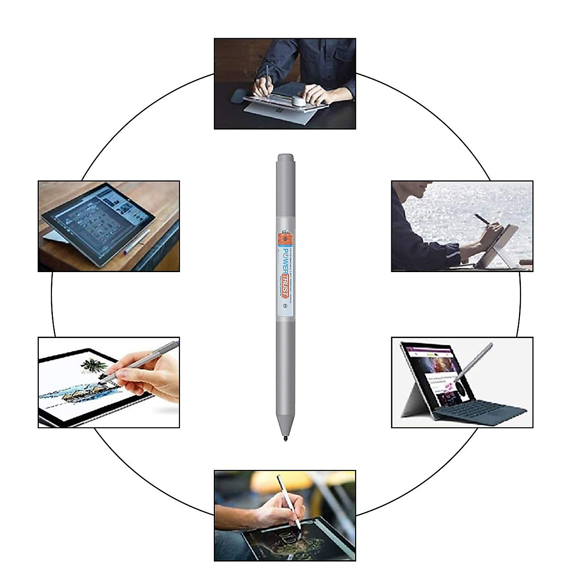 PowerTrust 2Pack AAAA Rechargeable Batteries and Charger for Flashlight Calculator Alarm Clock MP3 Player Surface Pen Battery and Other Rechargeable Electric Batteries