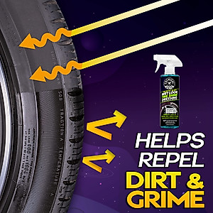 Chemical Guys TVD11816 Galactic Black Wet Look Tire Shine Dressing, for a Whole New Level of Shine and Depth of Black, Safe for Cars, Trucks, Motorcycles, RVs & More, 16 fl oz