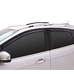 Auto Ventshade [AVS] Ventvisor / Rain Guards | Outside Mount, Smoke Color, 4 pc | 94422 | Fits 2006 - 2010 Hyundai Accent Sedan