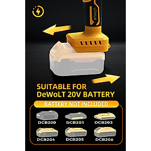 Cordless Reciprocating Saw for DeWo1t 20V Max Battery (Battery NOT Included),Cordless Variable Speed, Blades Kit for Wood/Metal/PVC Cutting
