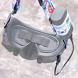 Adjustable Head Strap and Power Cable 30CM for DJI Avata Goggles 2, Power Charging Cable Replacement and Headband Strap for DJI Avata Pro-View Combo Goggles 2 Accessories(Not for FPV Goggles V2)