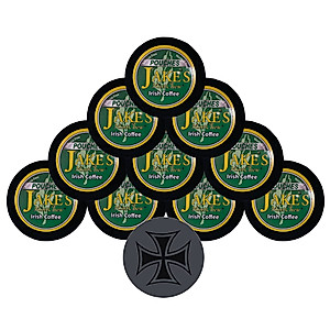DC Crafts Nation Skin Can Cover Iron Cross with 10 Cans Jake's Mint Chew Irish Coffee Pouches