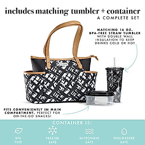 Fit+Fresh Navarto Adult Insulated Lunch Bag women love as Lunchbox or Lunch Tote, Cute Small Lunch Box For Women, Lunch box Men, Lunch Bags Women, Insulated Lunch Box, Lunch Boxes, Adult Lunch, Black