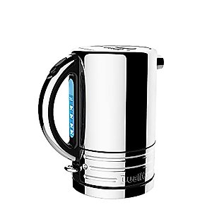 Dualit 72955 Design Series Kettle, Black and Steel, 1.5L
