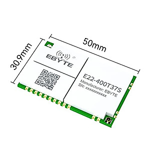 433MHz Lora Wireless RF Module E22-400T37S 37dbm Long Distance 20KM Low Power LBT RSSI IPEX Stamp Holes PA+LNA