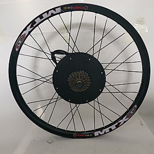 72V 2000W Rear Wheel Motor, 2000W Electric Bike Kit,Electric Bicycle Conversion Kit with Mutifunction SW900 Display,72V 40A Controller, with 7 Speed flywheel (27.5inch)