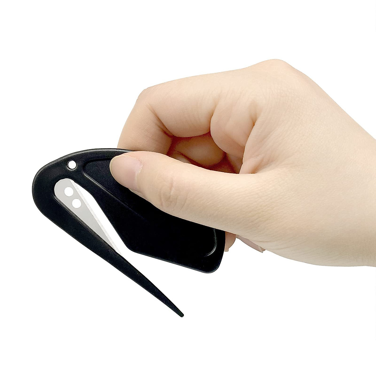 3 Pcs Letter Opener Slitter for Letter Openers with Blade for Envelope, Package, Paper Cut, Safe Mail Opener, Letter Opener Envelope Slitter, Red, Black and White