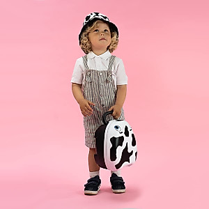 My Carry Potty - Cow Travel Potty, Award-Winning Portable Toddler Toilet Seat for Kids to Take Everywhere