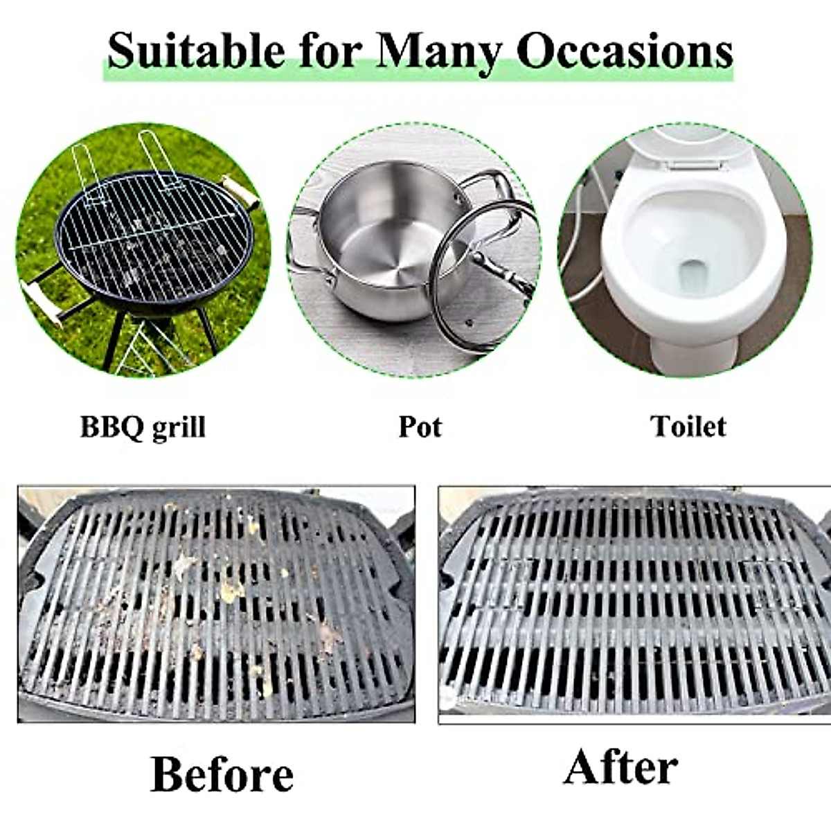 8 Pack Grill Griddle Cleaning Brick Block Pumice Stones for Removing BBQ Grills, Racks, Flat Top Cookers, Pool