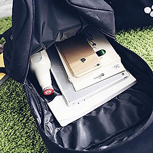 Cute Canvas Cat Print Backpack Lightweight Travel Rucksack